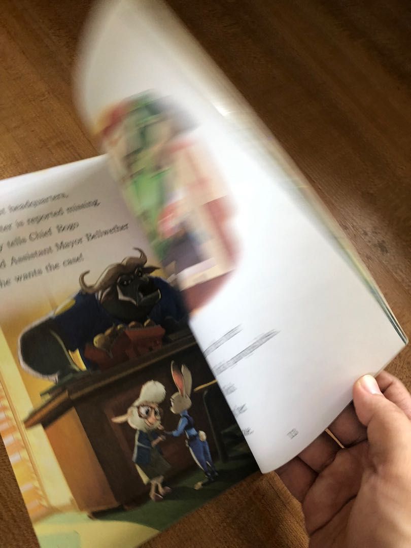 Reading on Your 3 Own Disney Zootopia the Big Case with some stickers ...