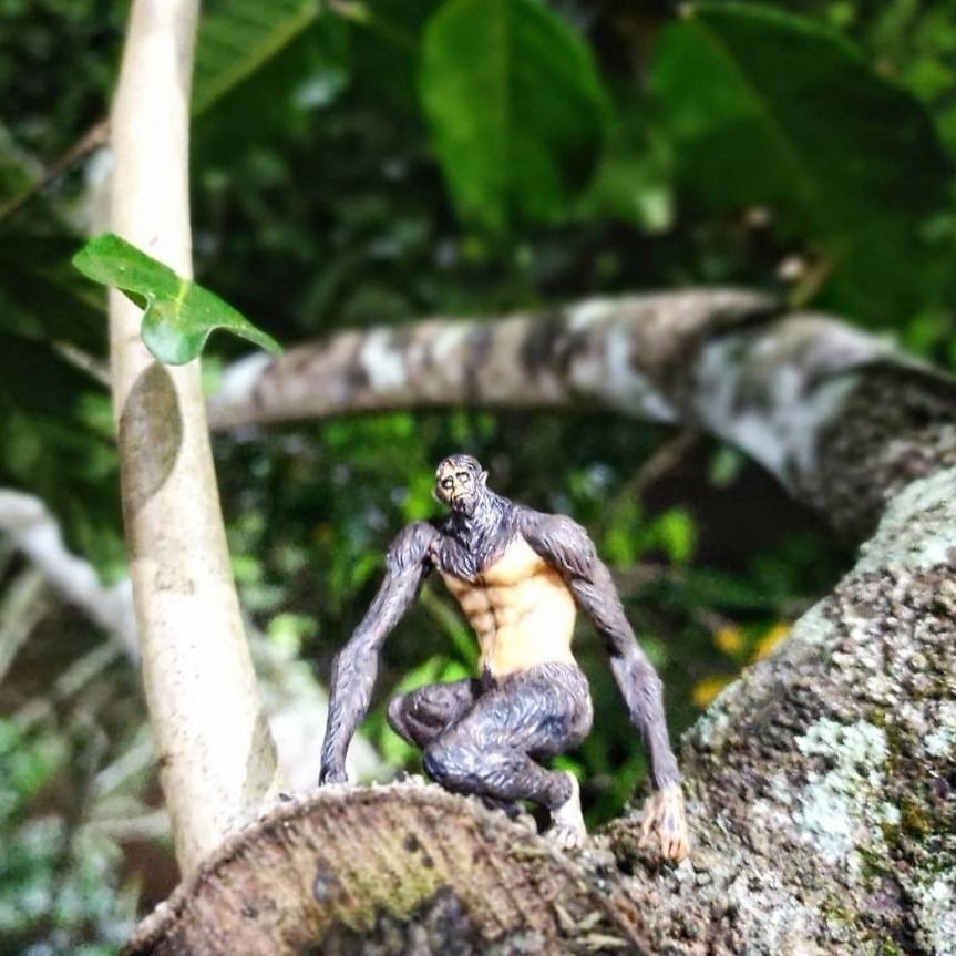 Real Figure Beast Titan Ape Titan Kemono Kyojin Attack On Titan, Toys ...