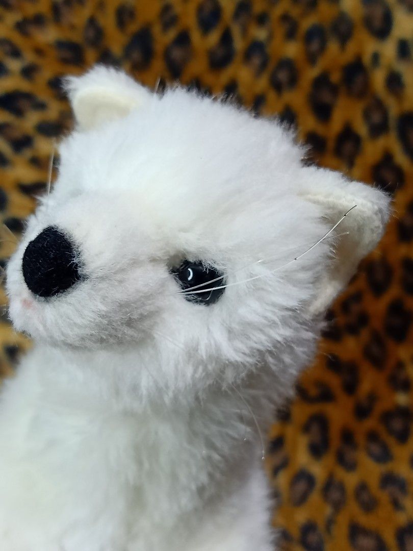 REALISTIC WHITE COLOR STOAT OTTER ANIMAL PLUSH TOY, Hobbies & Toys ...