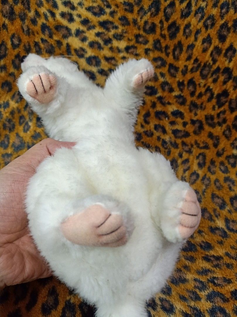 REALISTIC WHITE COLOR STOAT OTTER ANIMAL PLUSH TOY, Hobbies & Toys ...