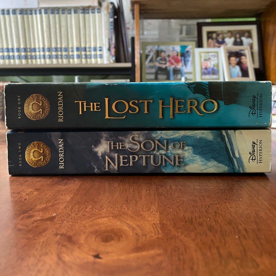 RICK RIORDAN The Lost Hero and The Son of Neptune, Hobbies & Toys ...