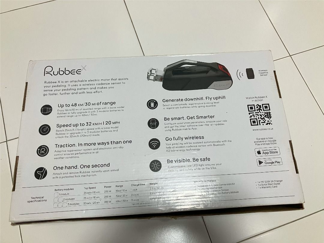 RUBBEE X (e-bike kit), Sports Equipment, PMDs, E-Scooters & E-Bikes ...
