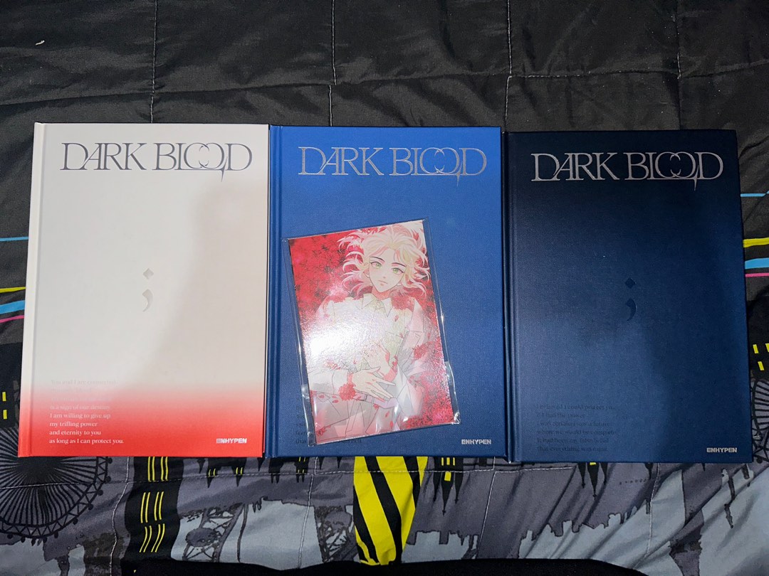 UNSEALED ENHYPEN DARK BLOOD ALBUMS, Hobbies & Toys, Memorabilia ...