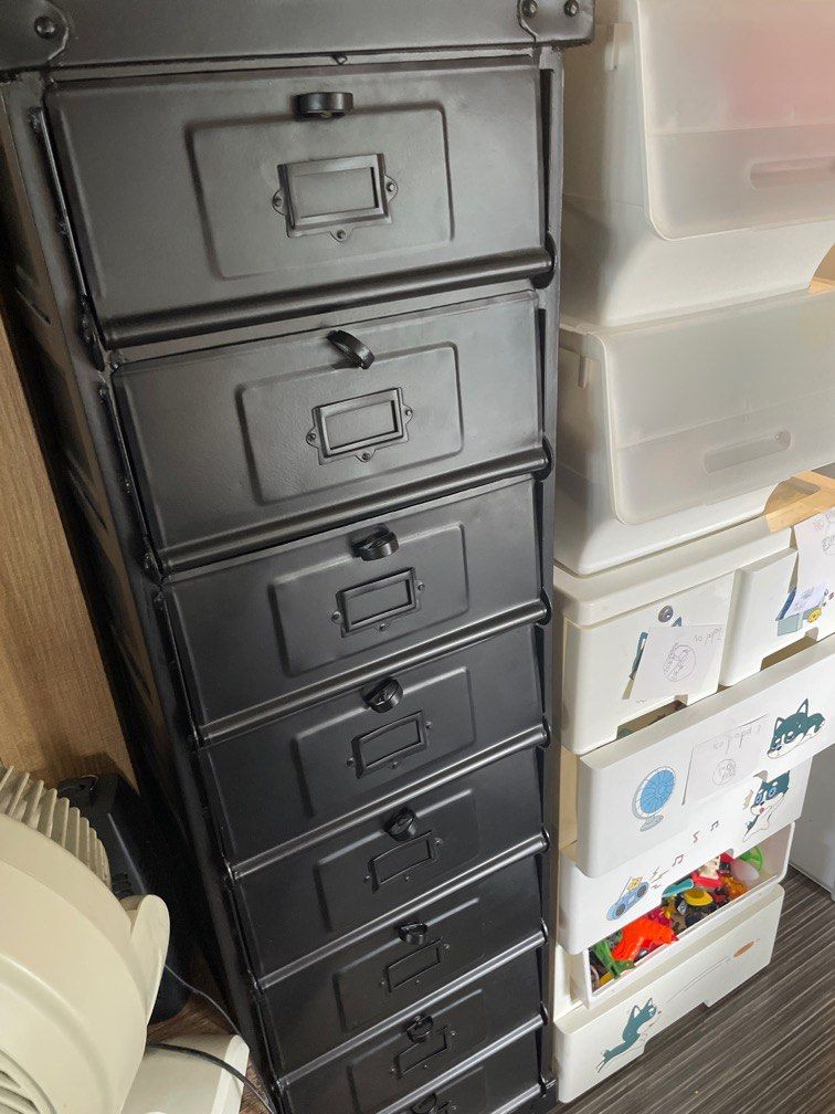 Rustic Metal Cabinet - Imported, Furniture & Home Living, Furniture ...