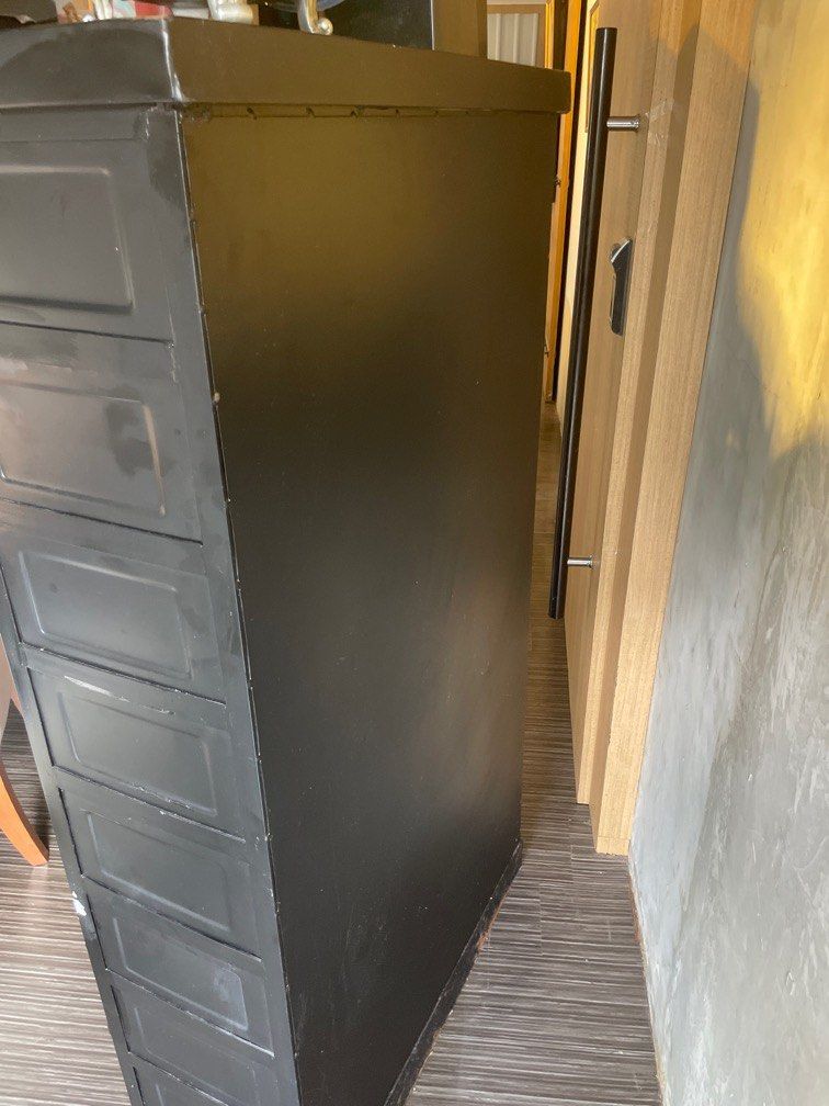 Rustic Metal Cabinet - Imported, Furniture & Home Living, Furniture ...