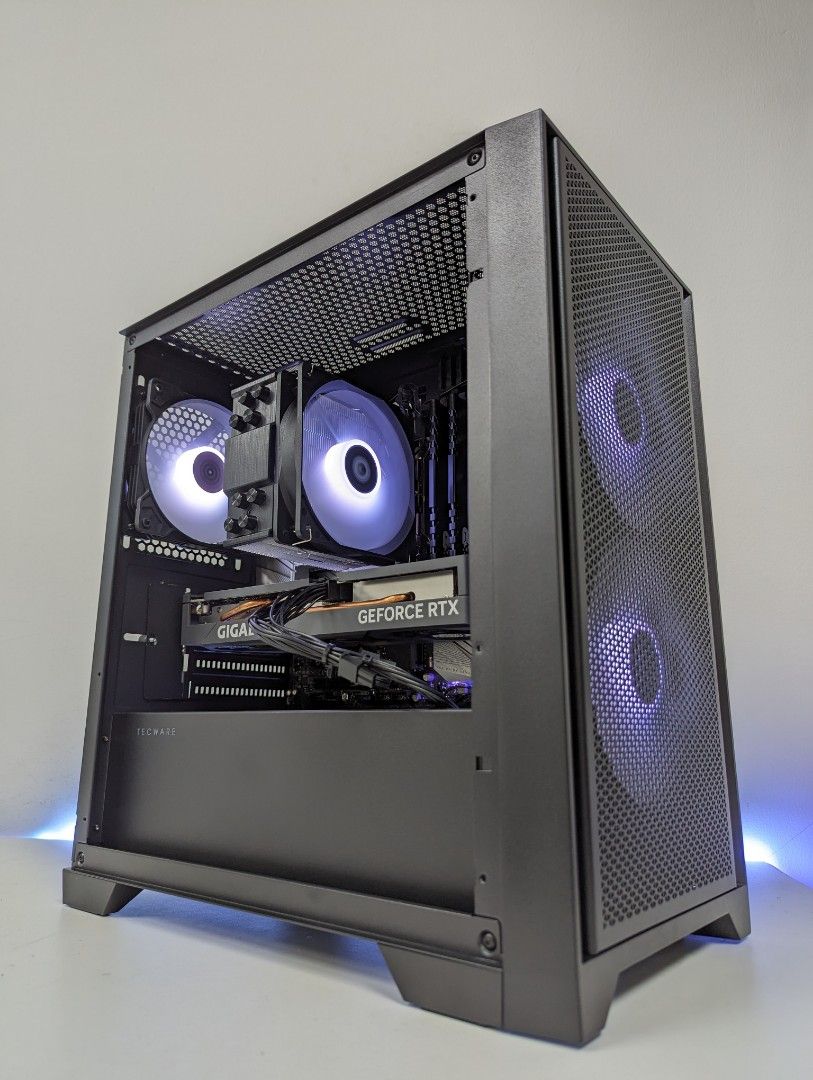 RYZEN 5 7500F + RX 7600 GIGABYTE DDR5 CUSTOM GAMING PC - max out ...