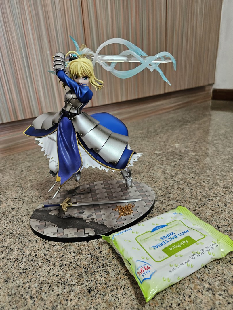 Saber 1/7 Scale Painting Figure, Hobbies & Toys, Toys & Games on Carousell