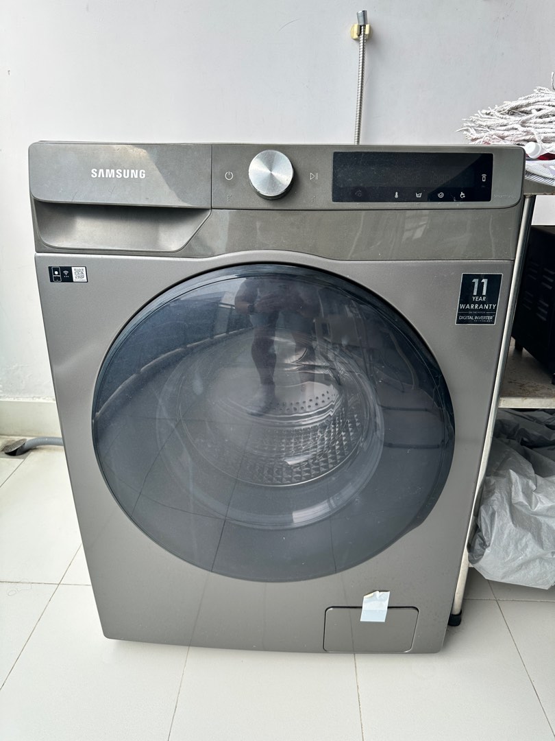 Samsung Washer Dryer WD90T634DBN, TV & Home Appliances, Washing ...