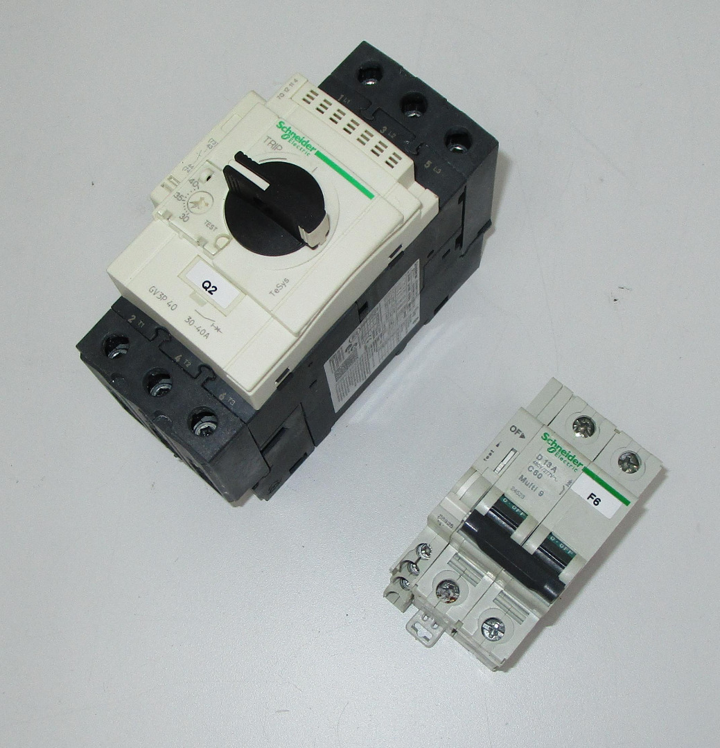 Schneider Electric GV3P40 & GVAN11 & C60 D13A Multi 9, Computers & Tech ...