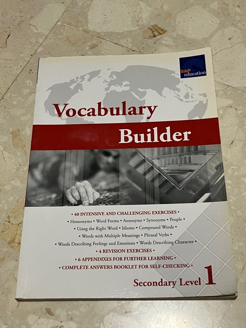 Secondary 1 Vocabulary Builder (SAP Education), Hobbies & Toys, Books ...