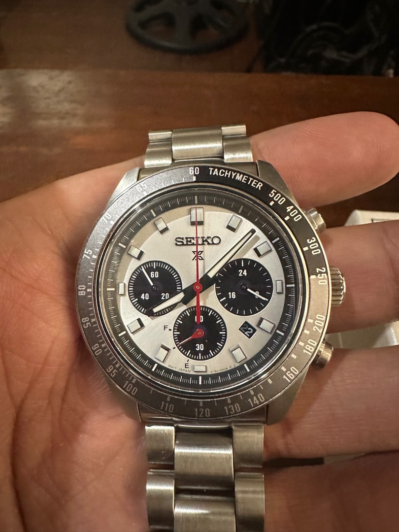 Seiko Panda Speedtimer SSC911P1, Men's Fashion, Watches & Accessories ...