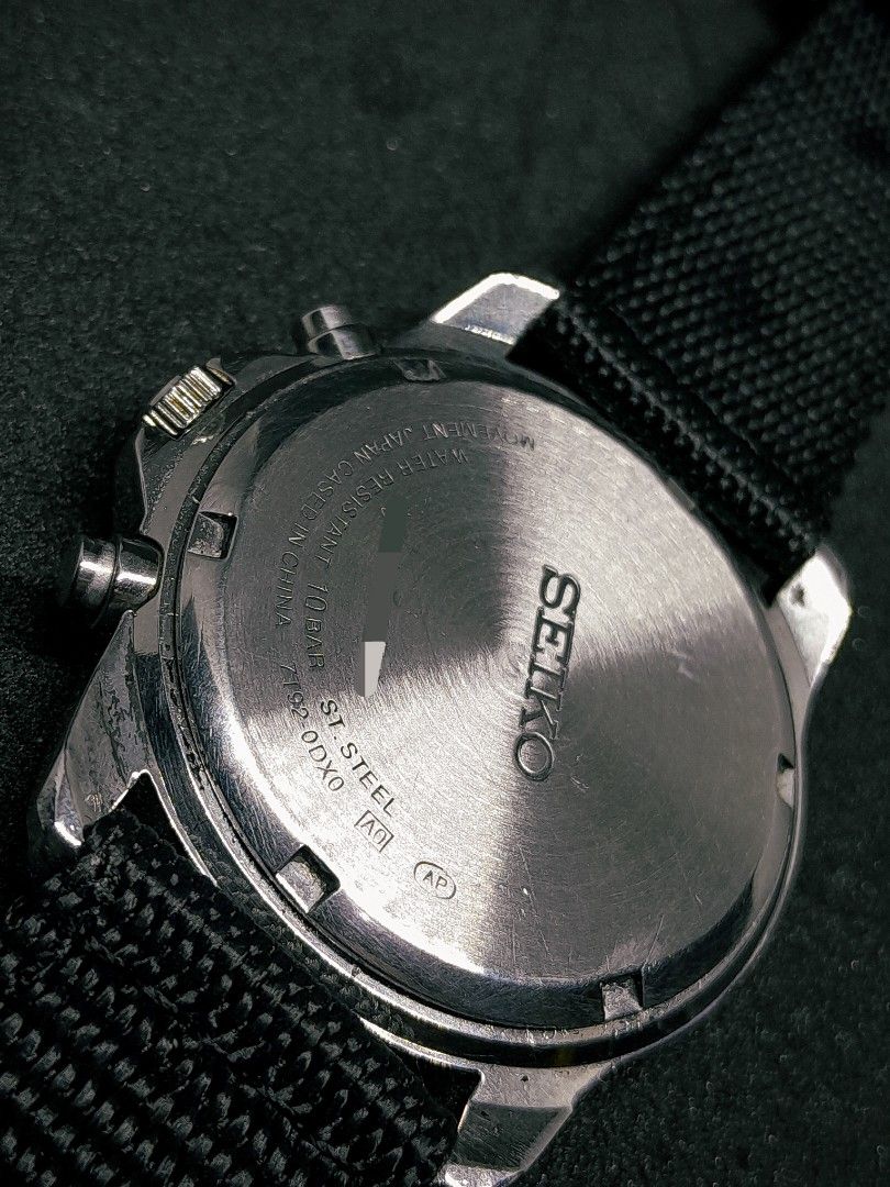 Seiko Quartz Chronograph Watch, Men's Fashion, Watches & Accessories ...