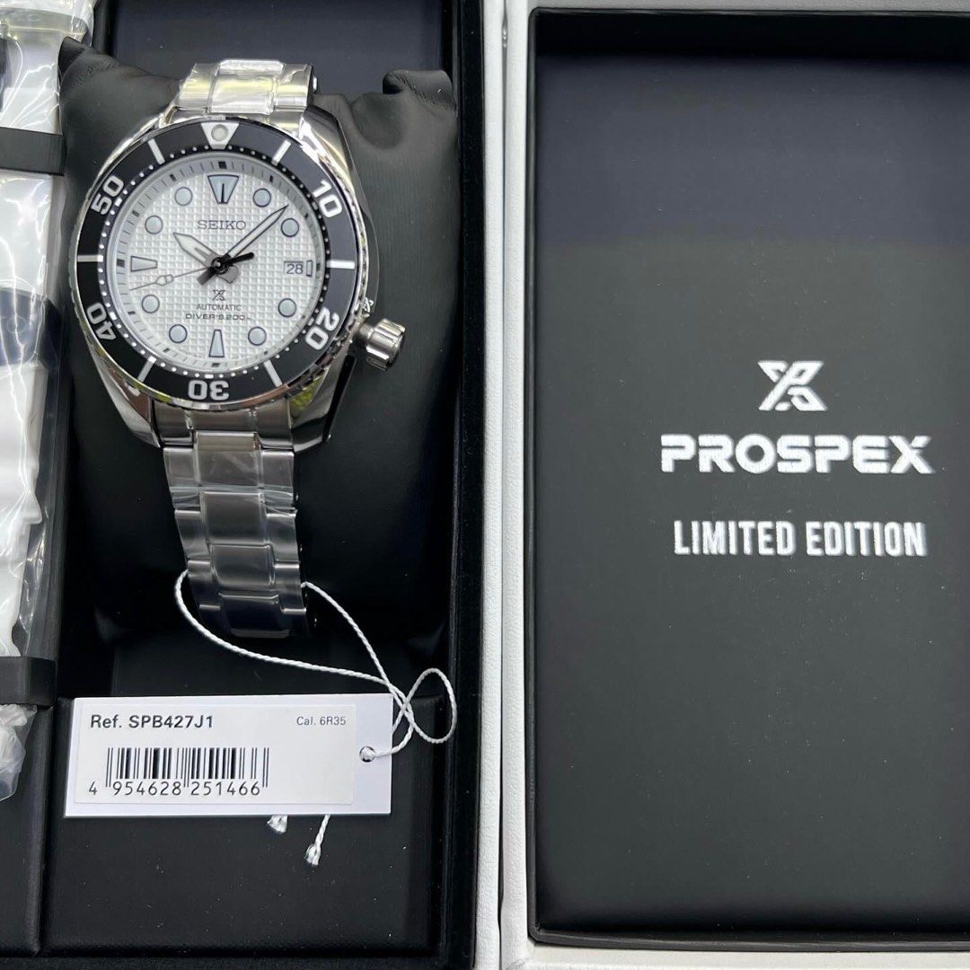 Seiko Whale Sumo LE SPB427 SPB427J SPB427J1, Men's Fashion, Watches ...