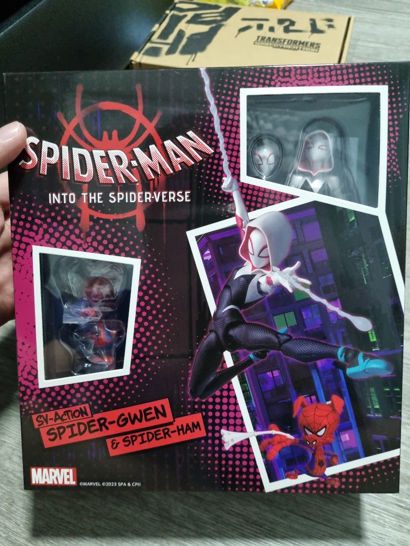 Sentinel sv action spider-gwen & spider-ham, Hobbies & Toys, Toys ...