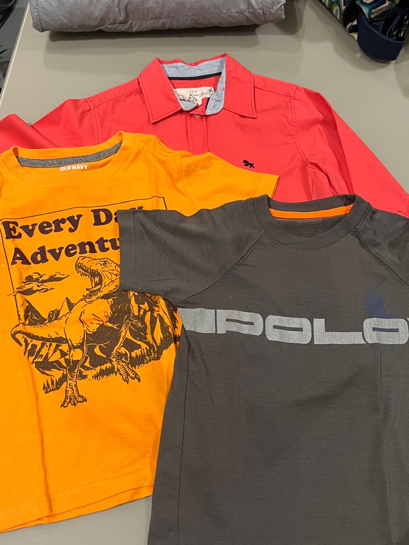 Set of 3, boys tops, 4-5yo, Babies & Kids, Babies & Kids Fashion on ...