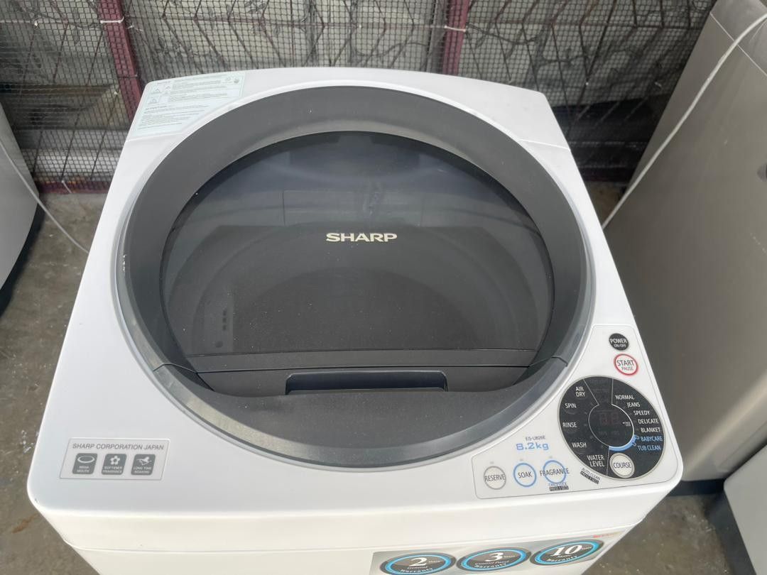 Sharp Automatic 8.2Kg Washing Machine, TV & Home Appliances, Washing ...