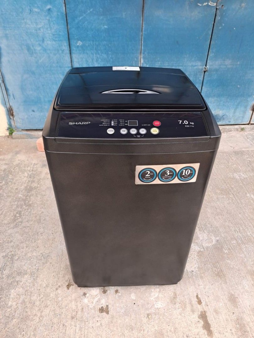 Sharp top load washing machine 7 KG, TV & Home Appliances, Washing ...