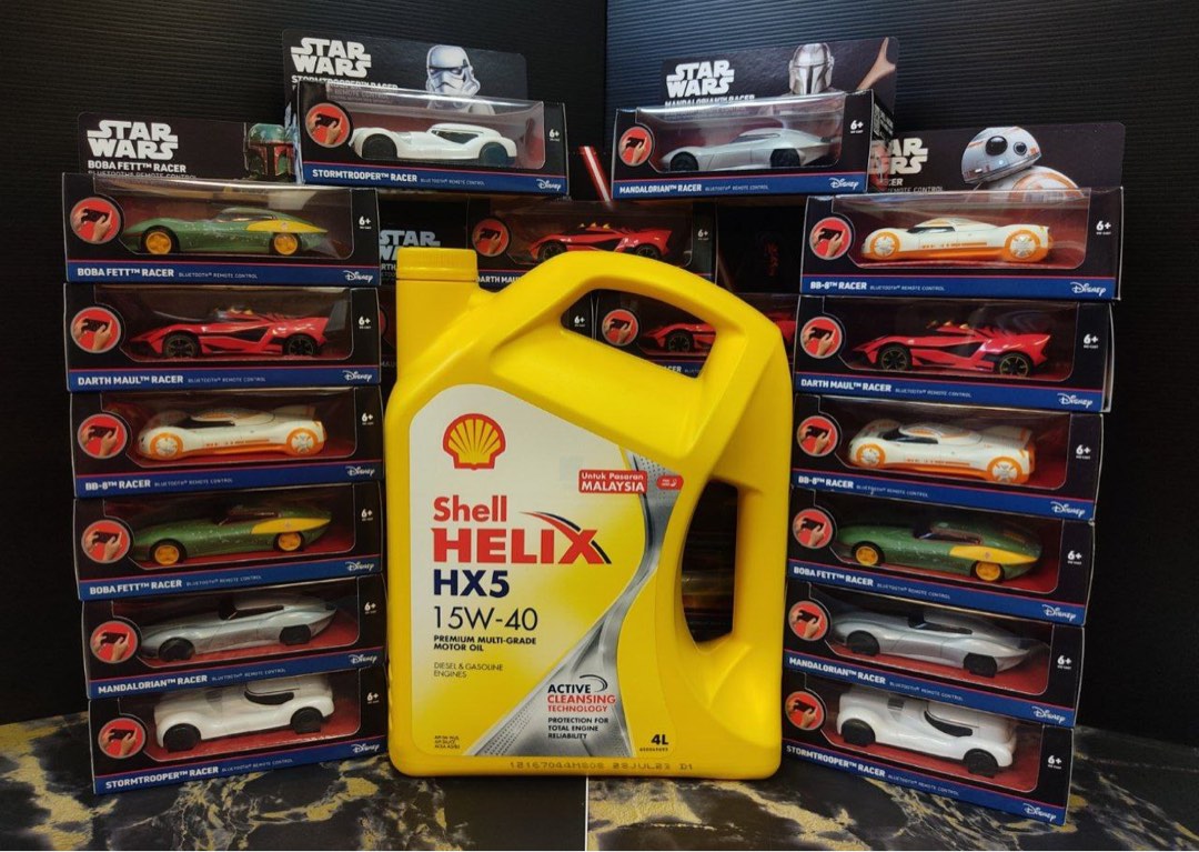Shell Lubricant Helix HX5 4 Litres, Auto Accessories on Carousell