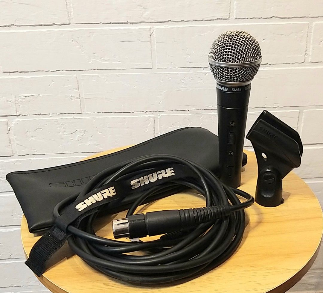 SHURE - SM58 (Classic Microphone), Audio, Microphones on Carousell