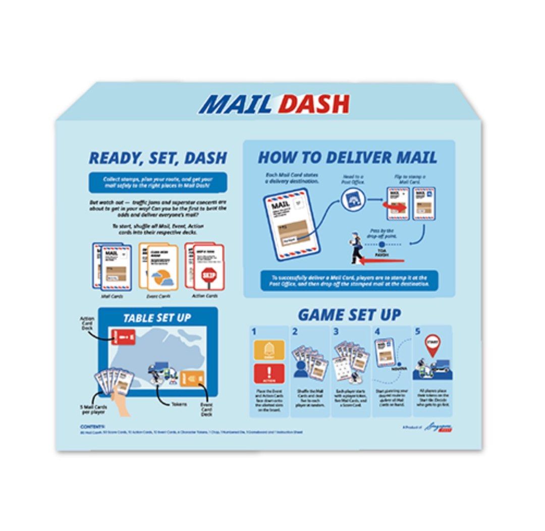 Singpost Mail Dash board game limited edition, Hobbies & Toys, Toys ...