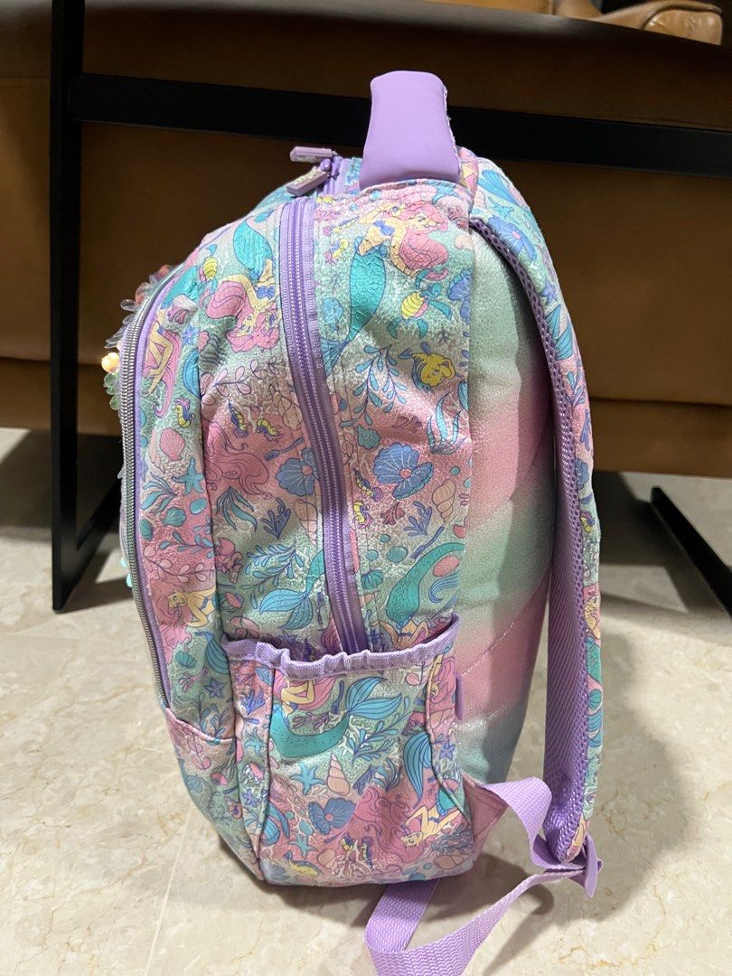 Smiggle Disney Ariel Mermaid Backpack, Babies & Kids, Babies & Kids ...