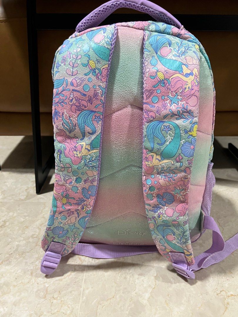 Smiggle Disney Ariel Mermaid Backpack, Babies & Kids, Babies & Kids ...