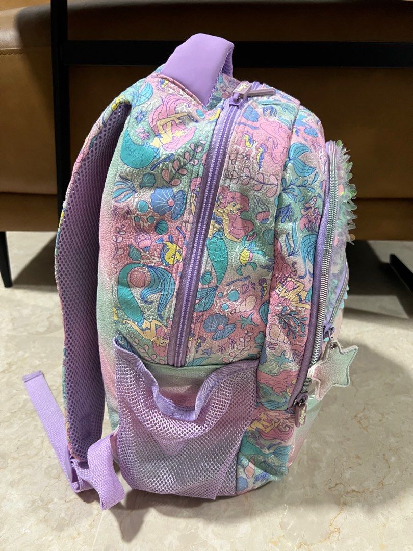 Smiggle Disney Ariel Mermaid Backpack, Babies & Kids, Babies & Kids ...