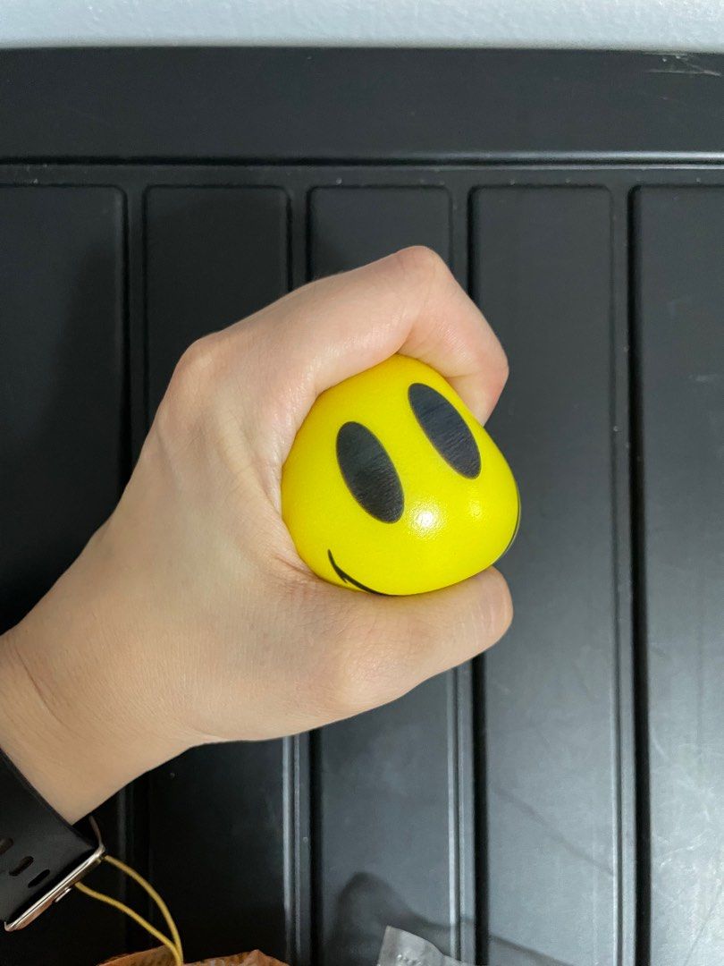 Smiley Stress Ball Toy, Hobbies & Toys, Toys & Games on Carousell