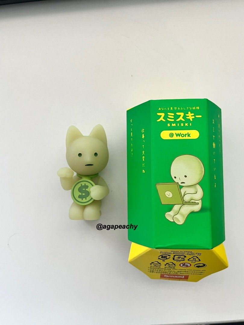 Smiski Work Series Secret Work Cat, Hobbies & Toys, Toys & Games on ...