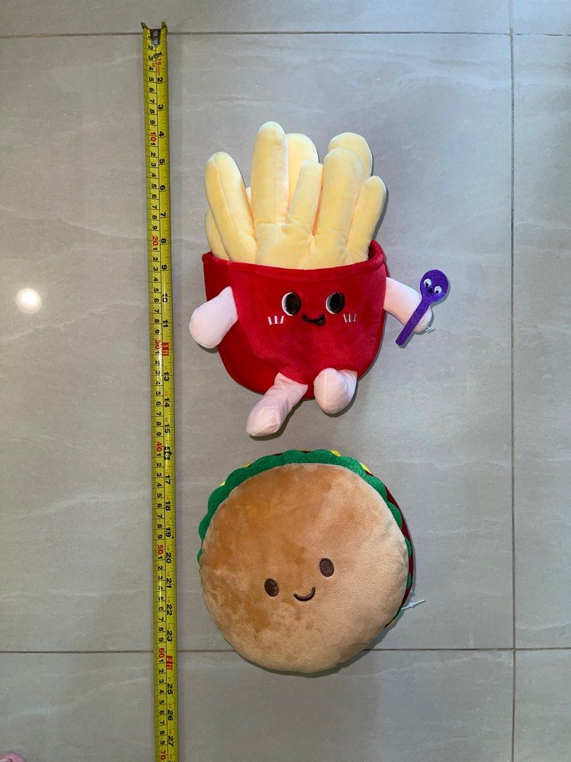 Fun Claw - Burger & Fries set (Soft Toys), Hobbies & Toys, Toys & Games ...