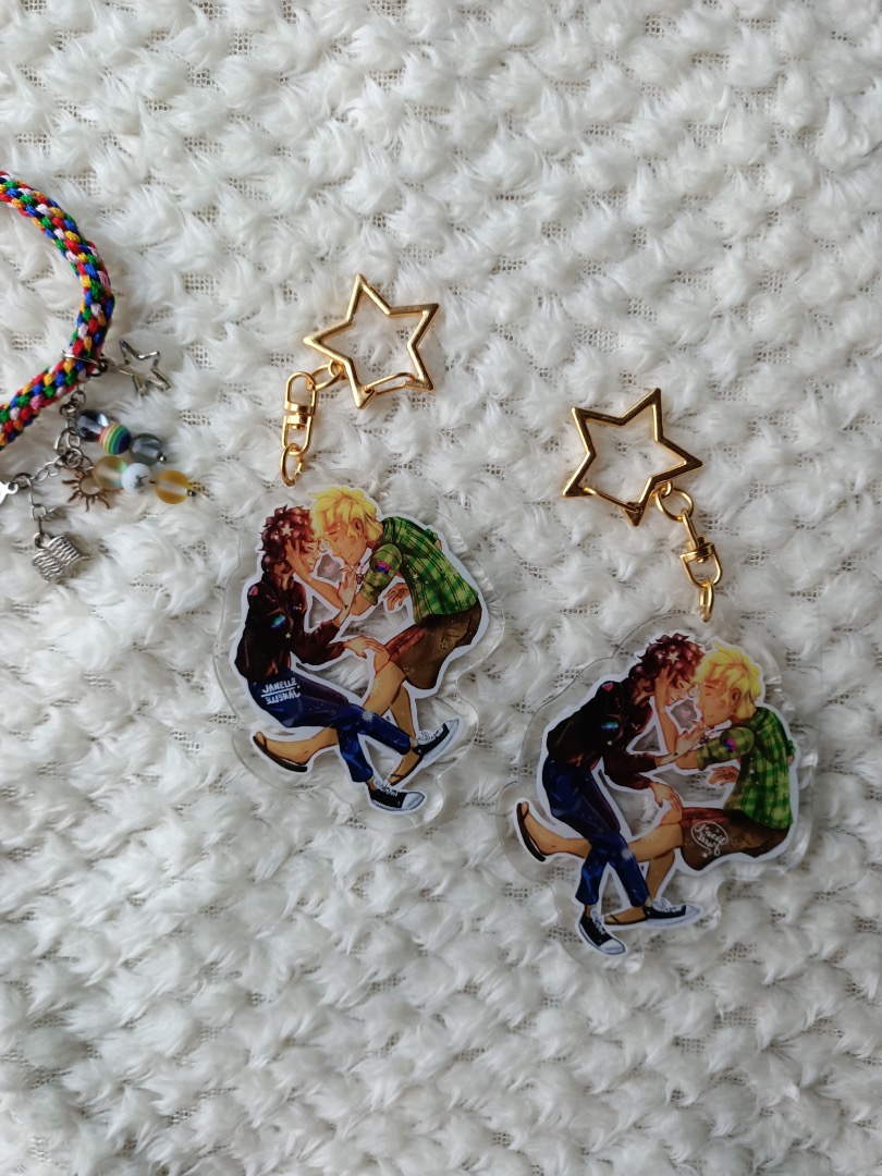 Solangelo keychain (Percy Jackson and the Olympians), Hobbies & Toys ...