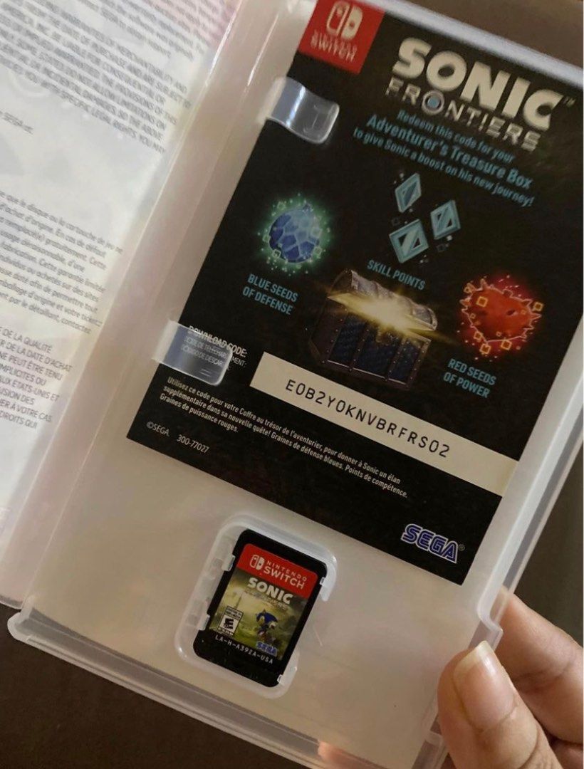 Sonic Frontiers Nintendo Switch, Video Gaming, Video Games, Nintendo on Carousell