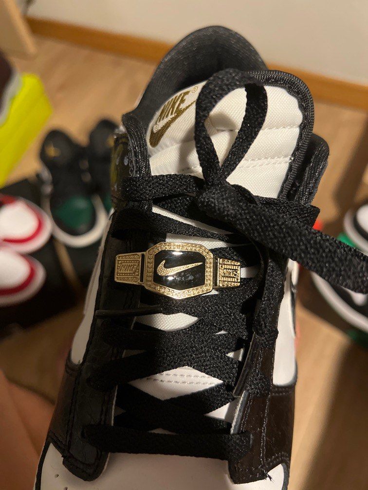 SPECIAL EDITION Nike Dunk Low Panda leather, Men's Fashion, Footwear ...