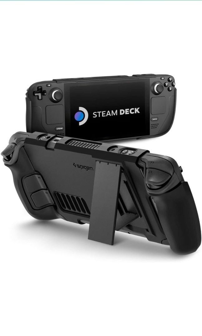 Spigen Compatible for Steam Deck Case Thin Fit Pro - Black, Mobile ...