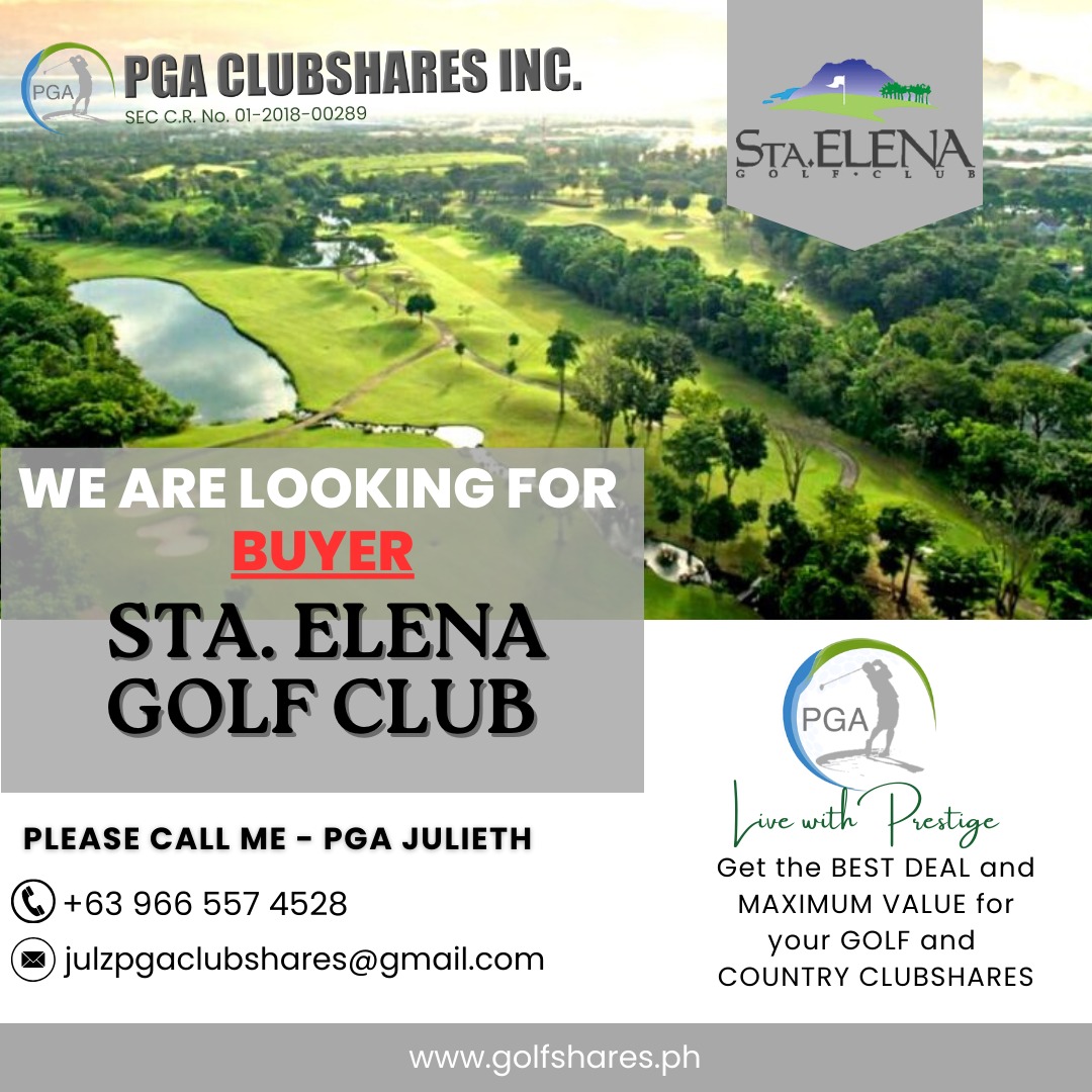STA. ELENA GOLF CLUB, Sports Equipment, Sports & Games, Golf on Carousell