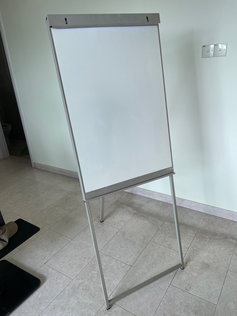 Standing white board (marker and paper), Furniture & Home Living ...