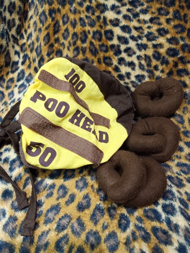 STICKY POOP BAG WITH 3PCS OF POOPS PLUSH TOYS BUNDLE SET, Hobbies ...