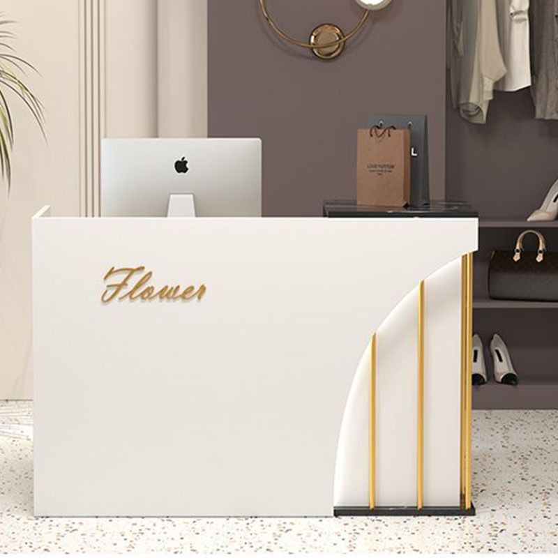 Store small bar table Cashier counter simple modern beauty salon front ...