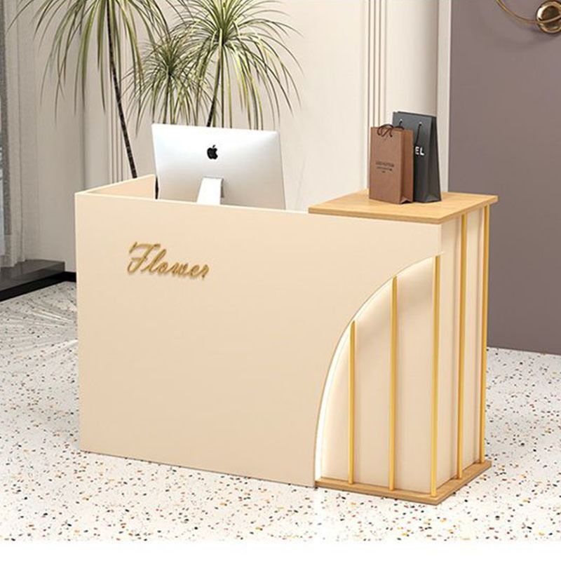 Store small bar table Cashier counter simple modern beauty salon front ...