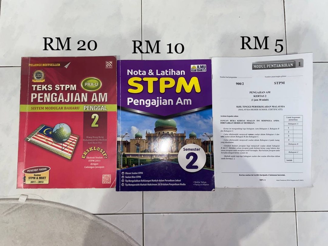 STPM, Hobbies & Toys, Books & Magazines, Textbooks on Carousell