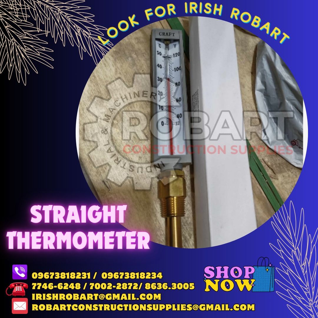 straight thermometer, Commercial & Industrial, Construction Tools ...