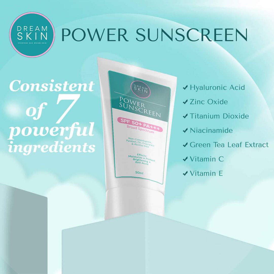 Dream Skin Power Sunscreen SPF 50 PA+++, Beauty & Personal Care, Face ...