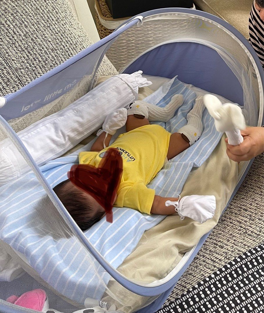 Sunveno Mosquito Net Foldable travel Crib, Babies & Kids, Baby Nursery ...