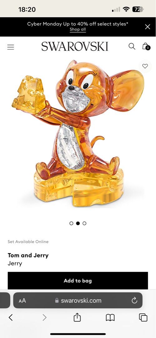 Swarovski Jerry, Hobbies & Toys, Collectibles & Memorabilia, Vintage ...