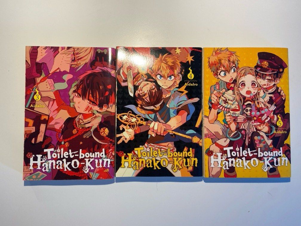 TBHK Toilet-bound Hanako-Kun Volumes 3, 4 and 5, Hobbies & Toys, Books ...