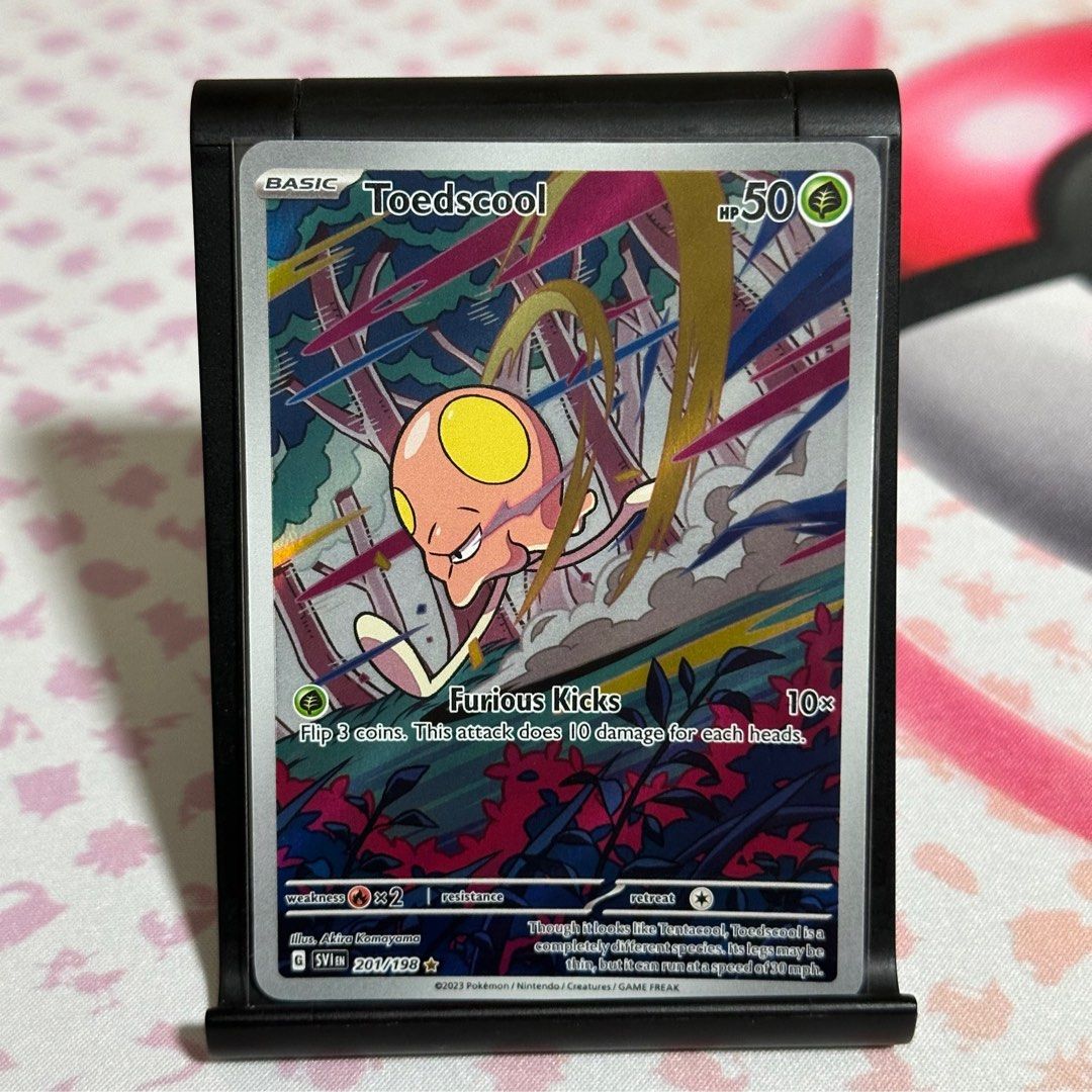 TCG POKEMON - Toedscool 201/198 Scarlet & Violet IR, Hobbies & Toys ...