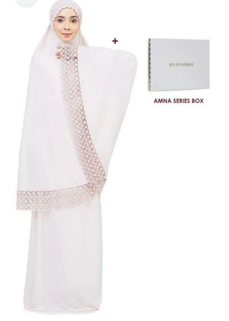 Telekung Set SK ORIGINAL, Women's Fashion, Muslimah Fashion, Prayer ...