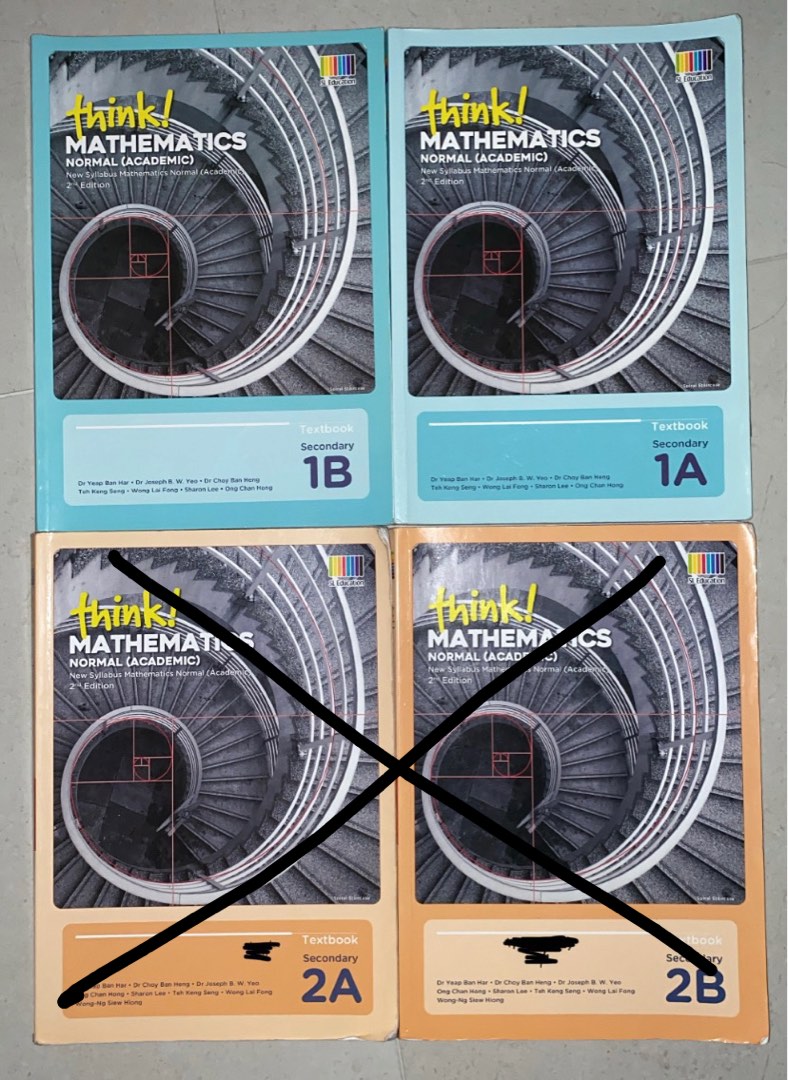 Think! Mathematics NA TB (1A, 1B, 2A, 2B, 3A), Hobbies & Toys, Books ...