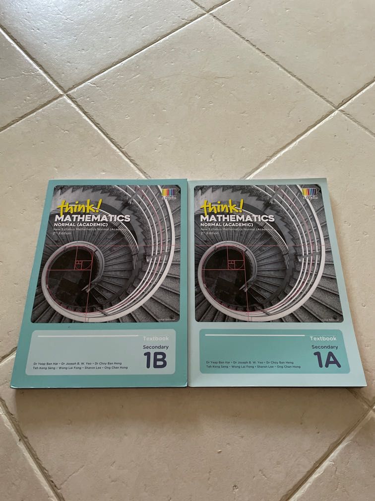 Think Mathematics secondary 1 - Normal Academic / G2, Hobbies & Toys ...