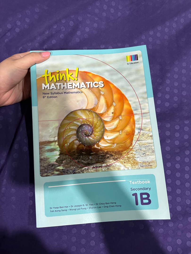 think! mathematics textbook 1B, Hobbies & Toys, Books & Magazines ...